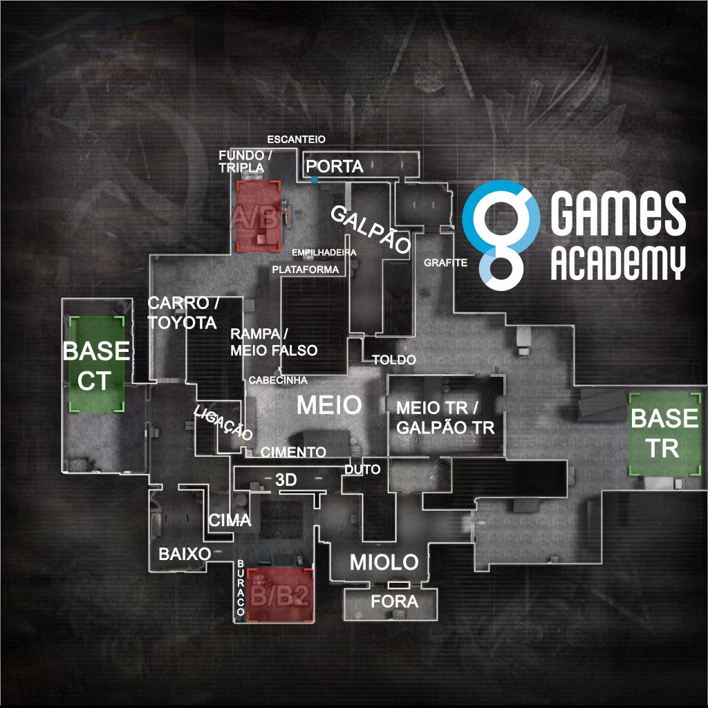 Saiba o nome das posições dos principais mapas de Counter Strike ...