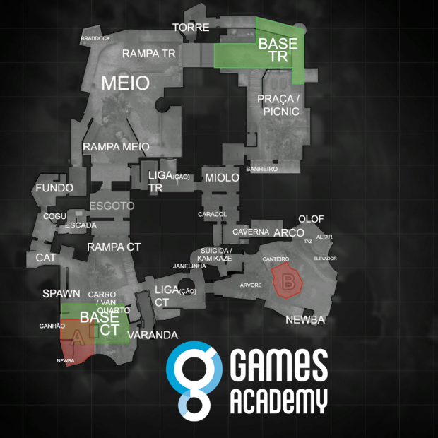 Saiba o nome das posições dos principais mapas de Counter Strike ...