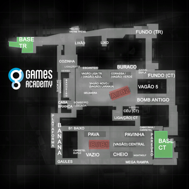Saiba o nome das posições dos principais mapas de Counter Strike ...