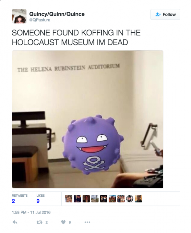 Museu do Holocausto pede para ser removido de Pokémon GO após Koffing ...