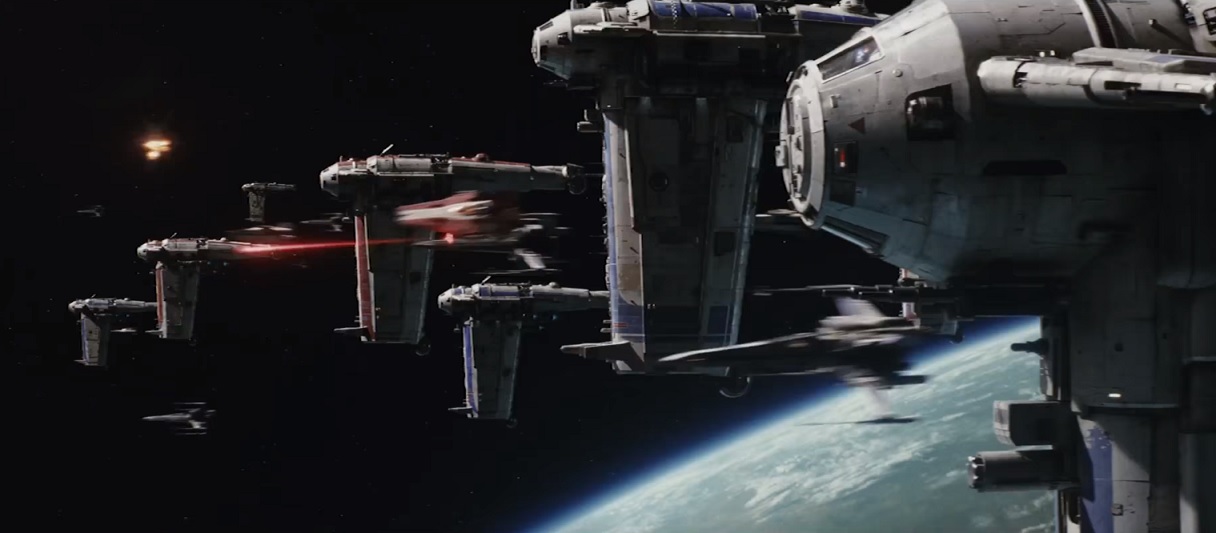 Bombas usadas pela Resistência em Star Wars: Os Últimos Jedi continham ...