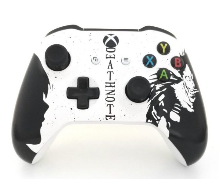 Este controle de Xbox One personalizado de Death Note é simplesmente ...