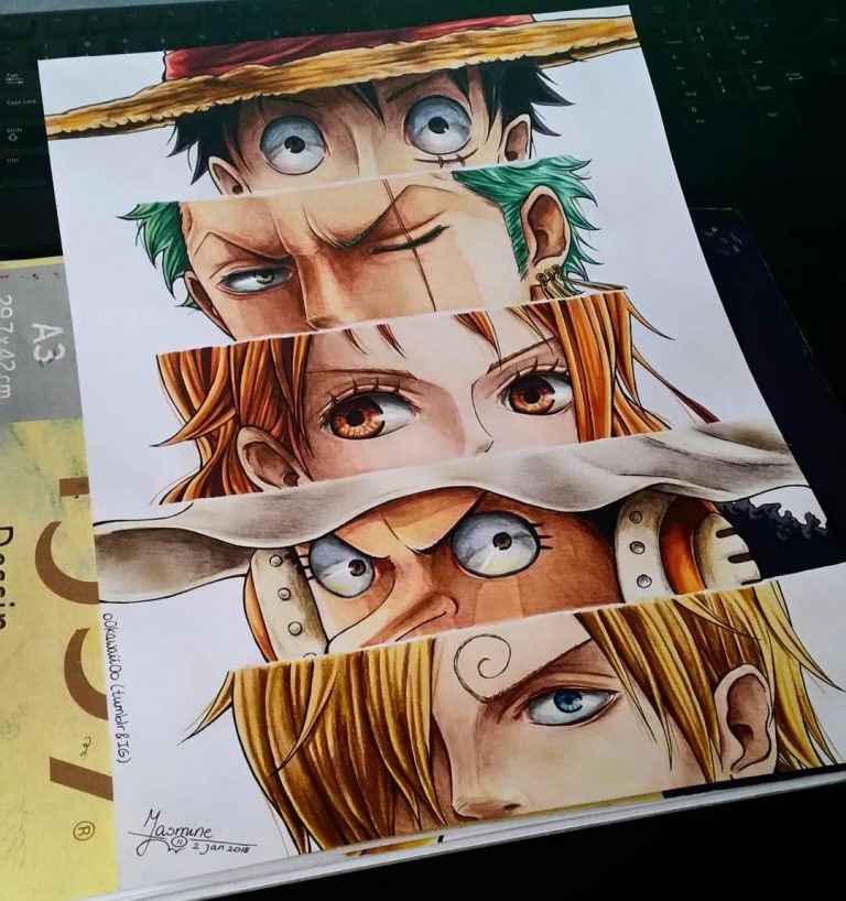 Artista recria personagens de One Piece em desenhos com realismo ...