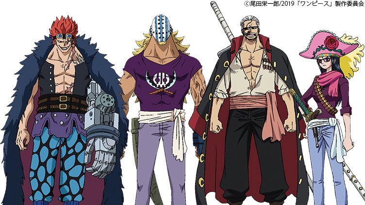Foram revelados os trajes de vários personagens presentes em One Piece ...