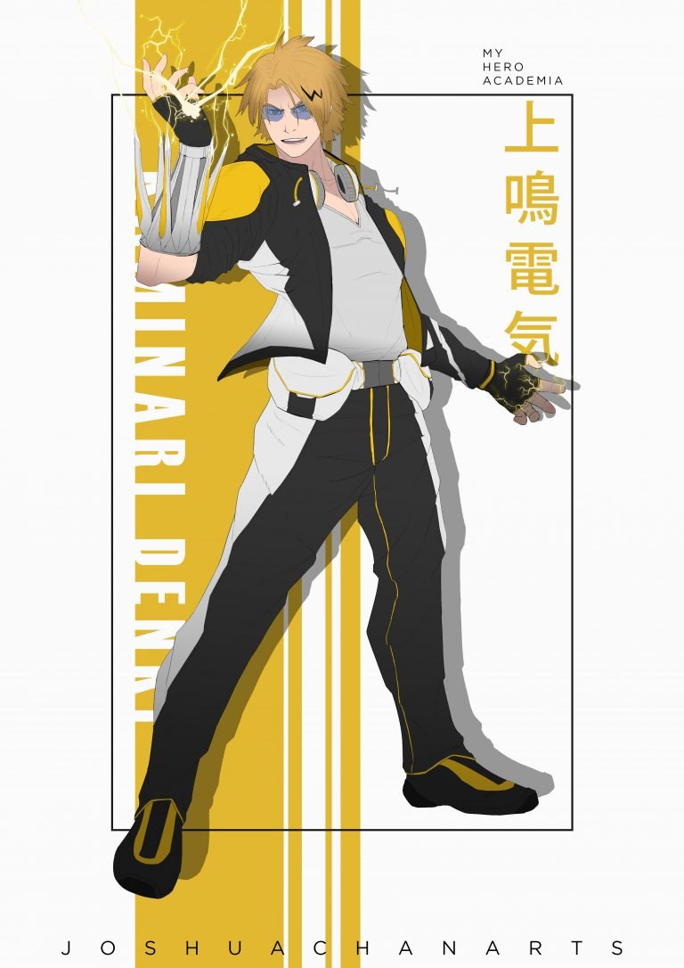 Este será o visual adulto de Denki Kaminari após o timeskip de My Hero ...