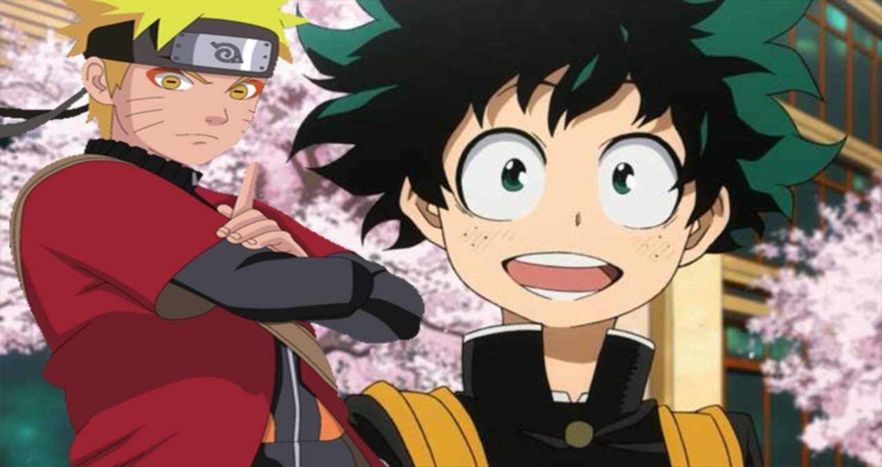Fã cria crossover incrível entre Naruto Shippuden e My Hero Academia ...