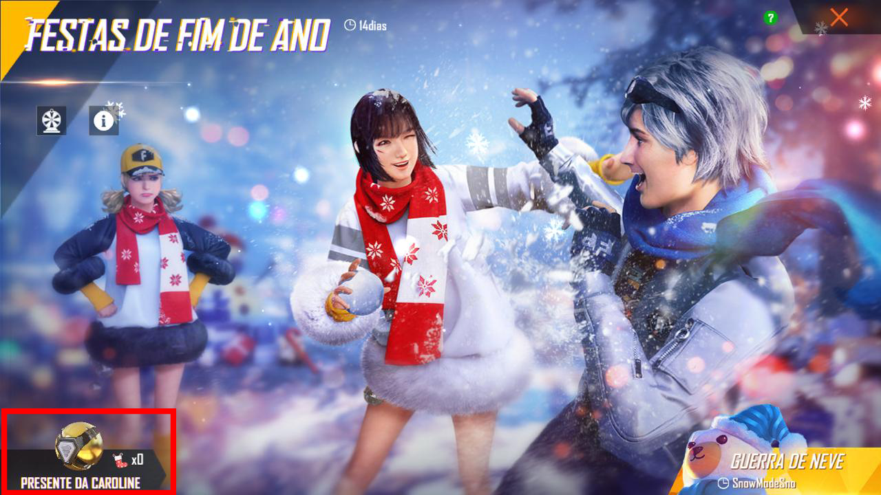 Free Fire - Como pegar a skin Sr. Noel de graça - Critical Hits