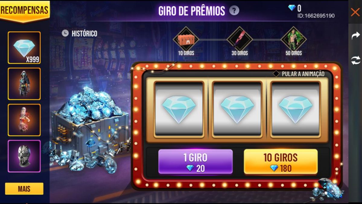 Free Fire - Novo evento 'Giro de Prêmios' chega ao game - Critical Hits