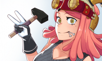 Fã compartilha excelente ilustração de Mei Hatsume de My Hero Academia ...