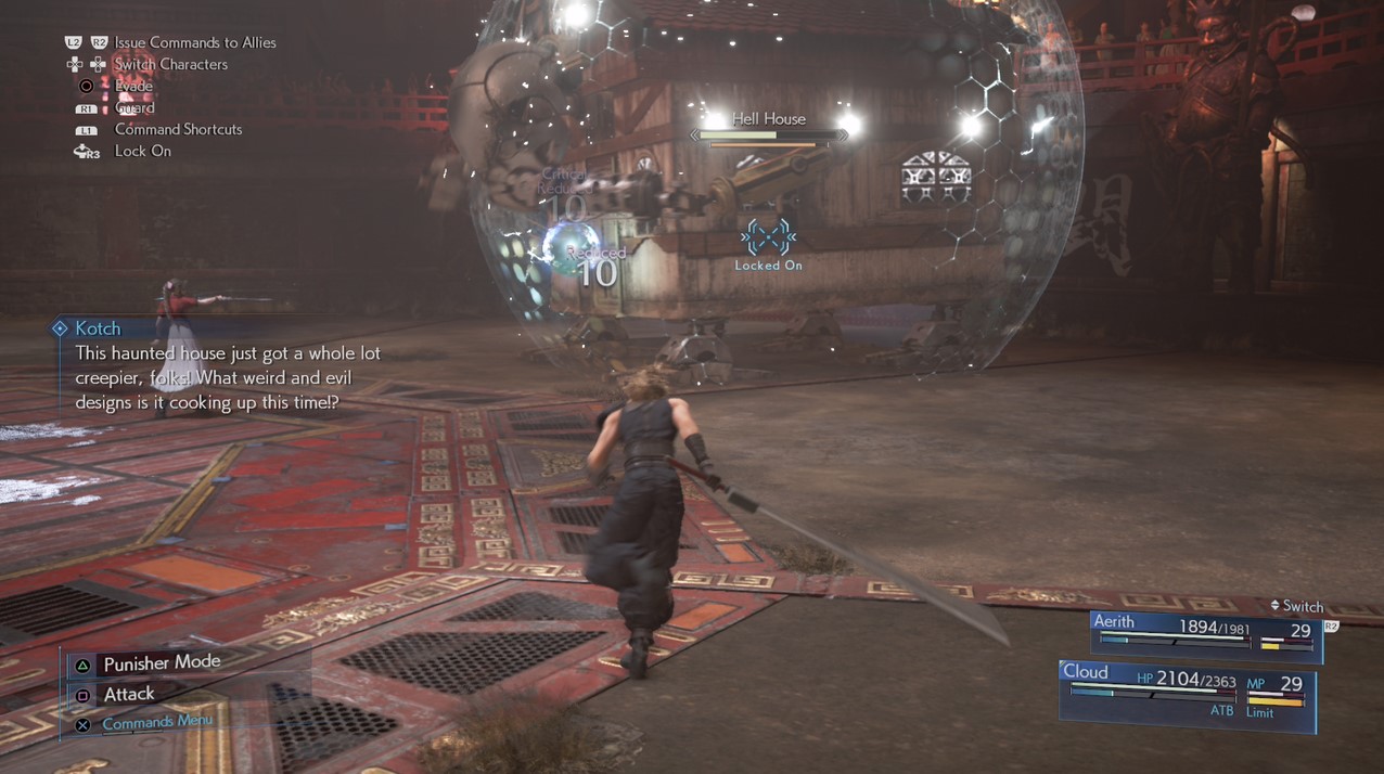 Final Fantasy 7 Remake - Como derrotar a Casa Infernal (Hell House)