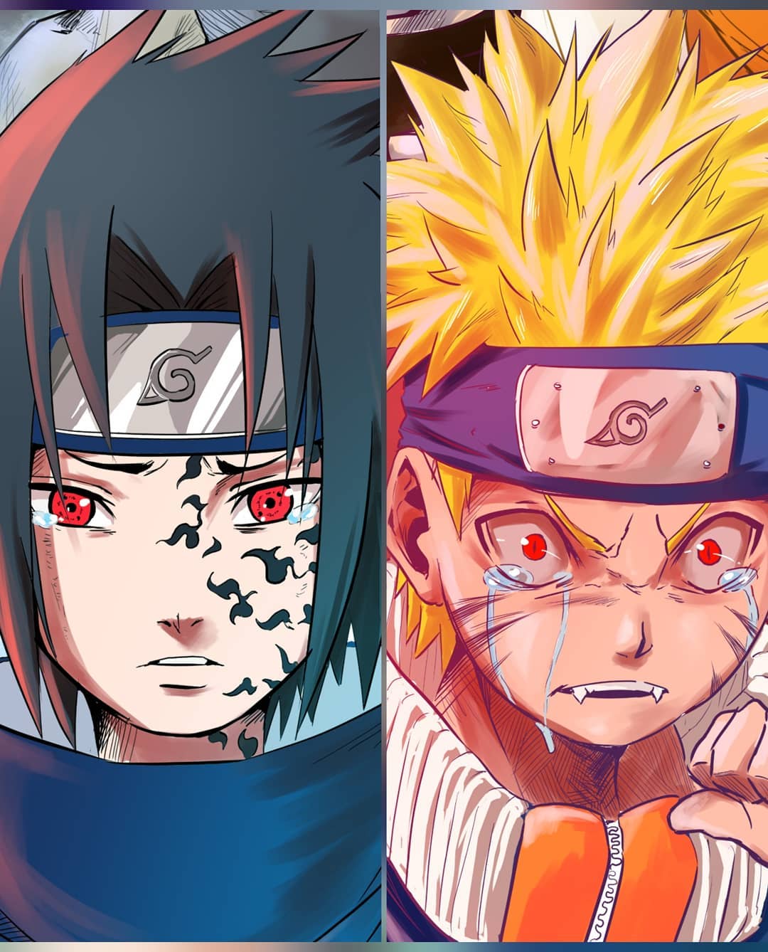 Artista recria todas as fases de Sasuke e Naruto em incríveis ...
