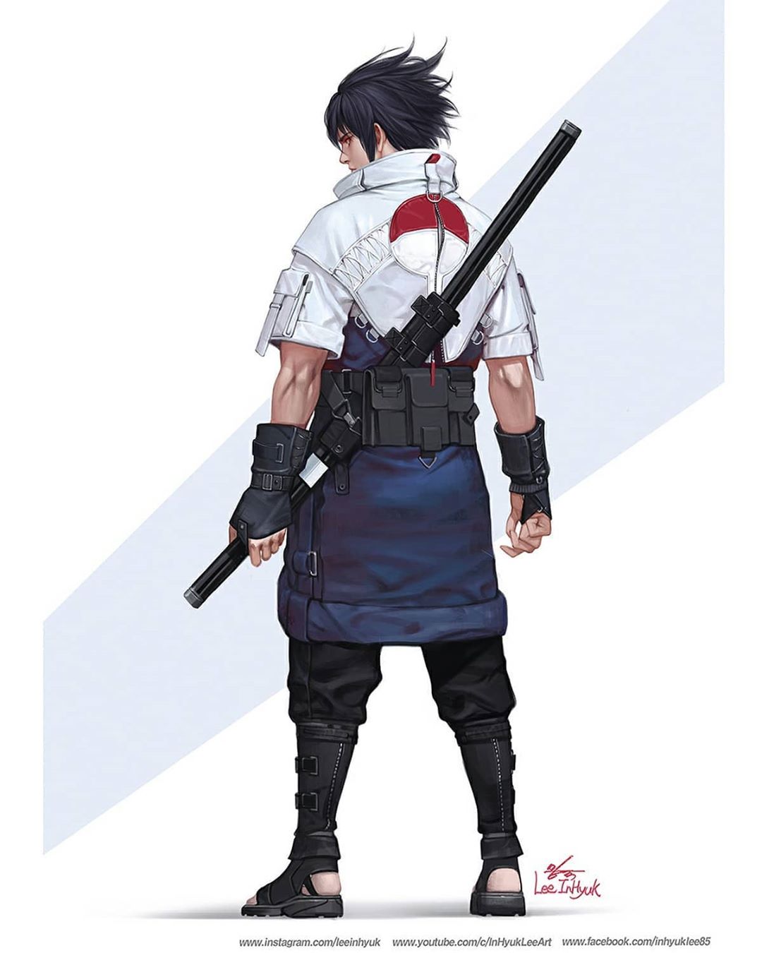 Artista reimagina Sasuke de Naruto Shippuden com visual incrivelmente ...