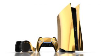 PS5 - Companhia anuncia versão do console banhada a ouro; Confira a ...