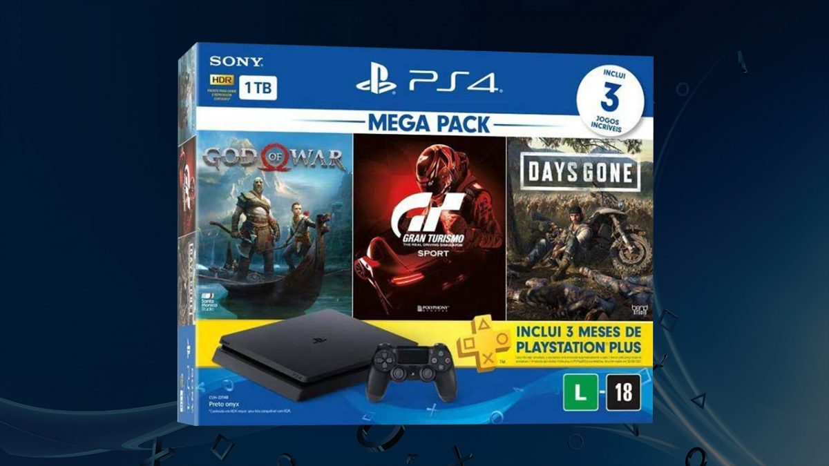 Sony lança novo PS4 Mega Pack com God of War e Days Gone