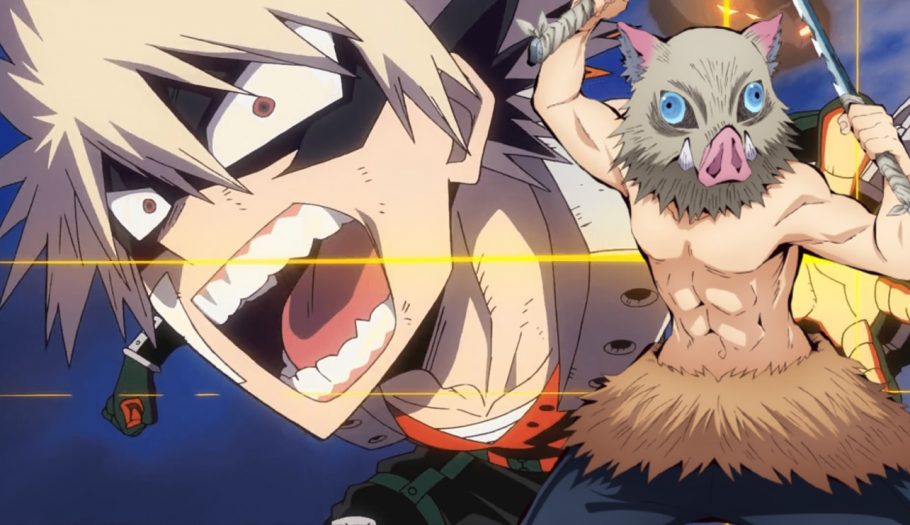 Artista brasileiro cria incrível fusão entre Bakugo de My Hero Academia ...