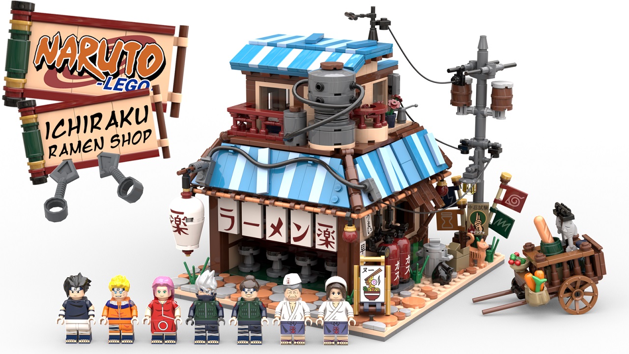 Fãs de Naruto imaginam como seria um set de LEGO recriando o Ichiraku ...