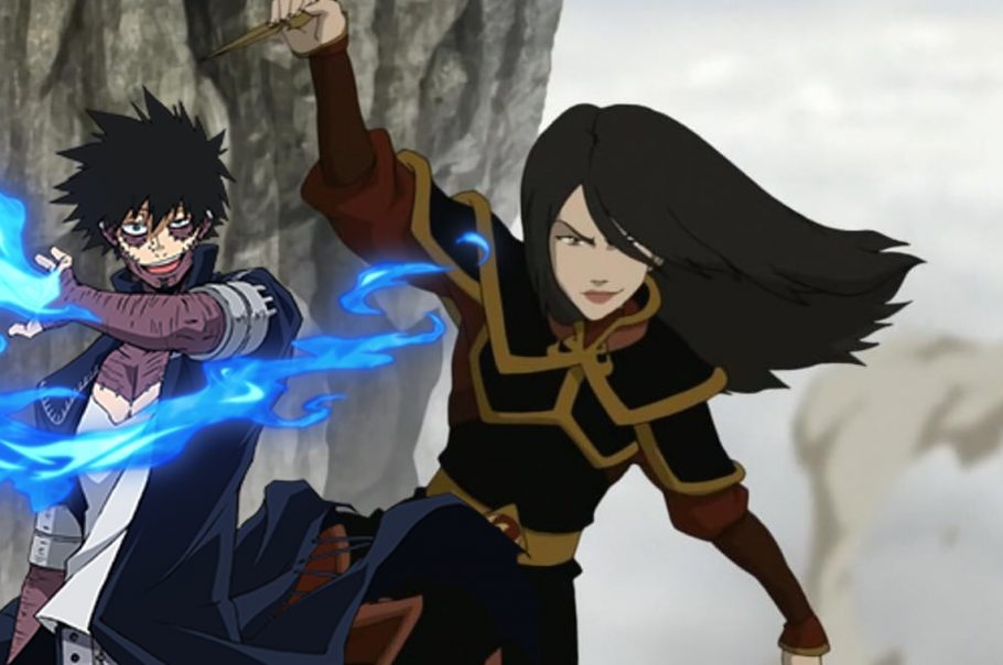 Artista imagina um épico crossover entre Avatar e My Hero Academia ...