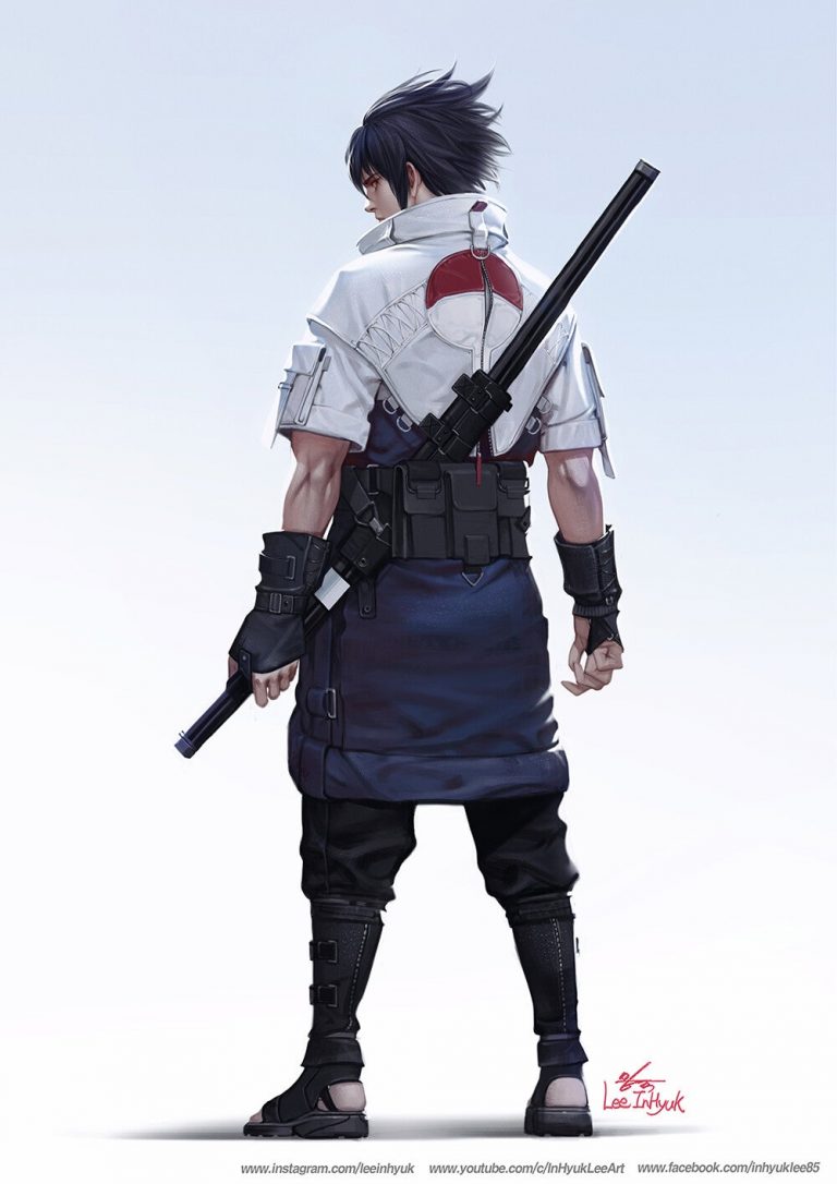 Fã reimagina personagens de Naruto com um estilo moderno, e o resultado ...