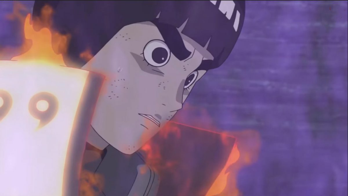 Esta foi a primeira vez que Rock Lee conseguiu usar um ninjutsu em ...