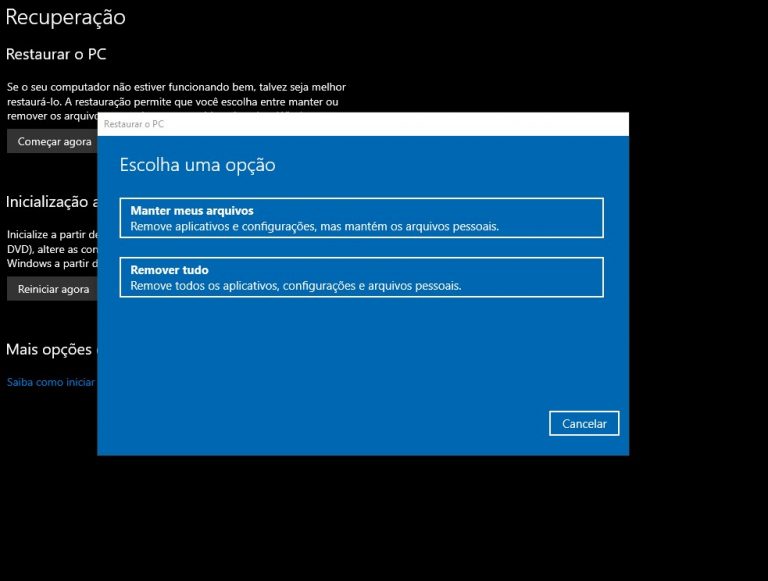 Guia de como formatar o PC no Windows 10 - Critical Hits