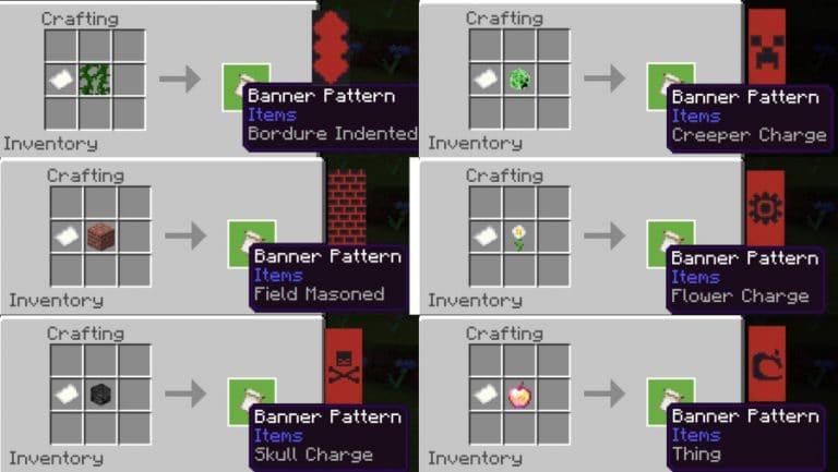 Minecraft - Como fazer todos os estandartes do jogo - Critical Hits