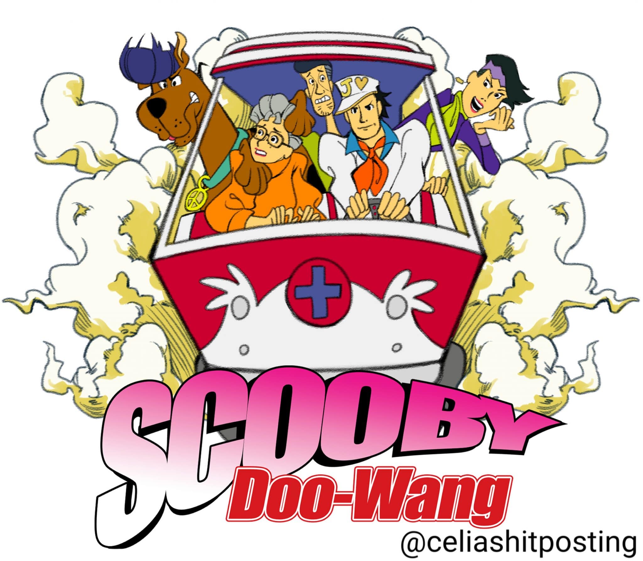Fã faz crossover incrível de JoJo Bizarre Adventure e Scooby Doo e o resultado vai te ...