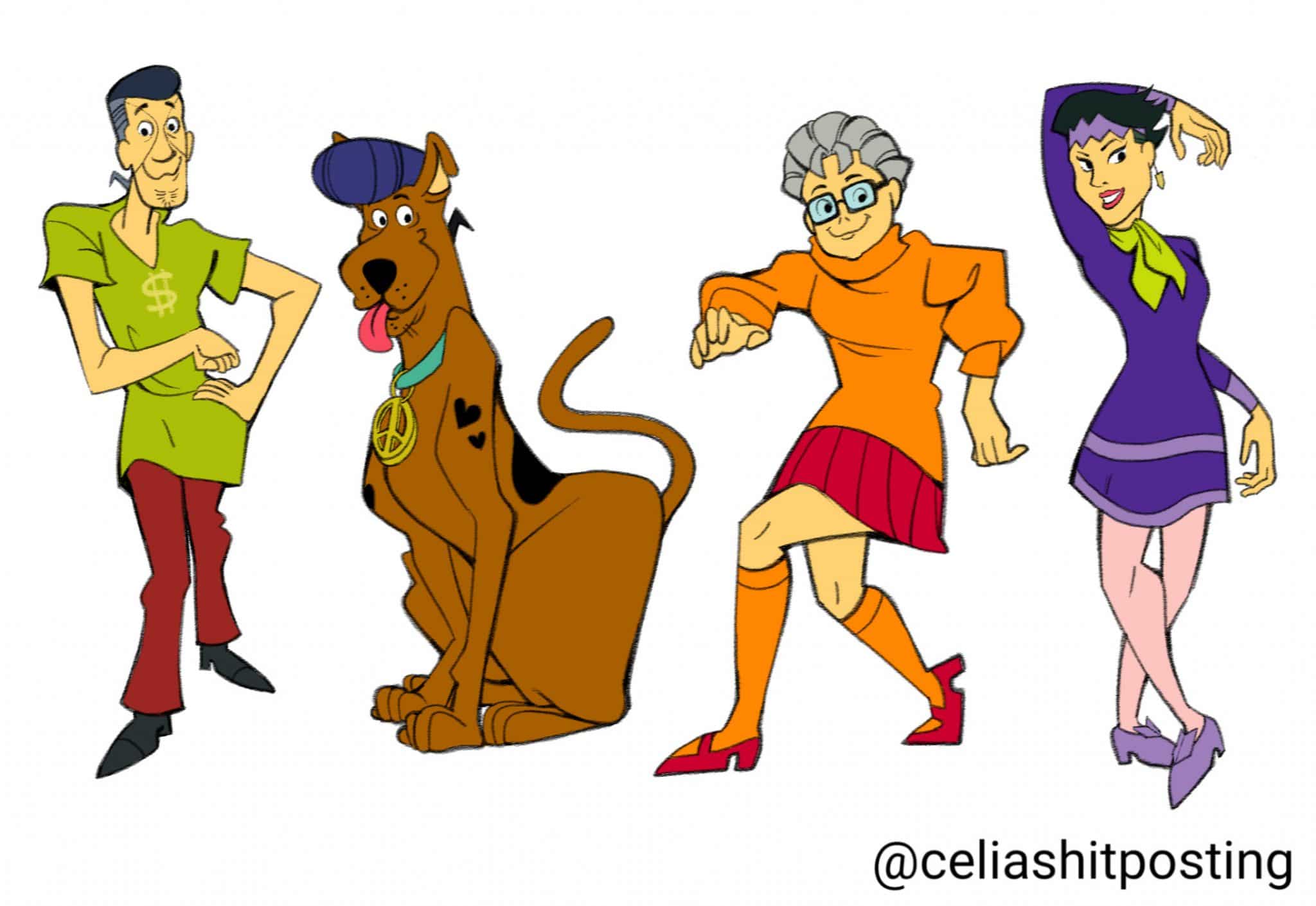 Fã faz crossover incrível de JoJo Bizarre Adventure e Scooby Doo e o resultado vai te ...