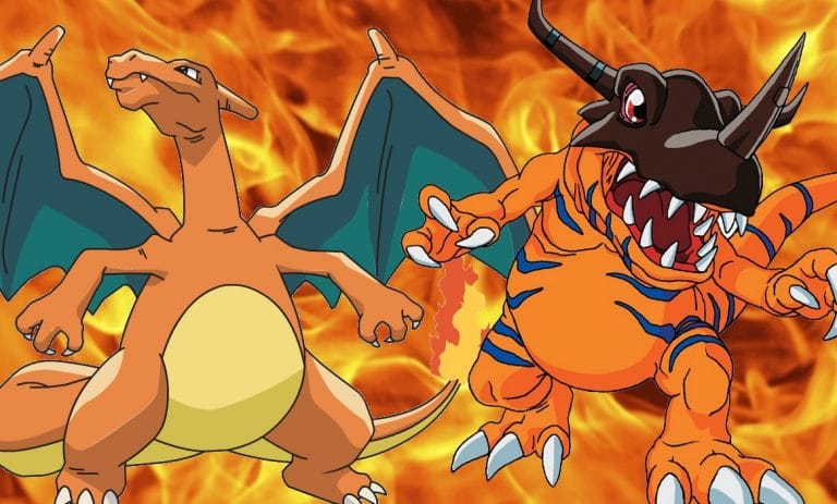 Artista imagina como seria o visual de Charizard como Greymon e vice ...