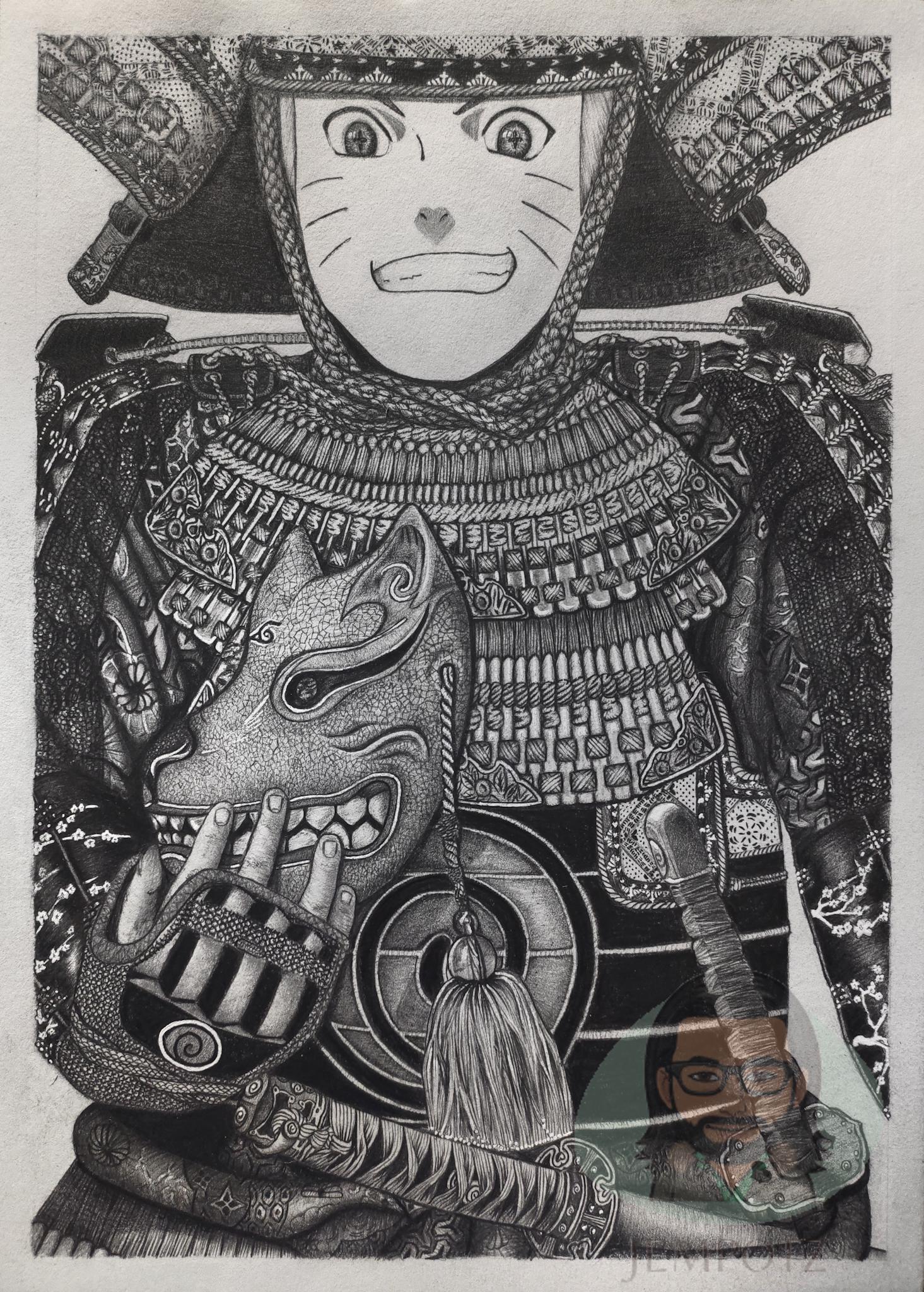 Artista imagina Naruto como Samurai e completa todo o Time 7 neste ...