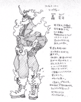 Este era o visual original do Endeavor em My Hero Academia - Critical Hits