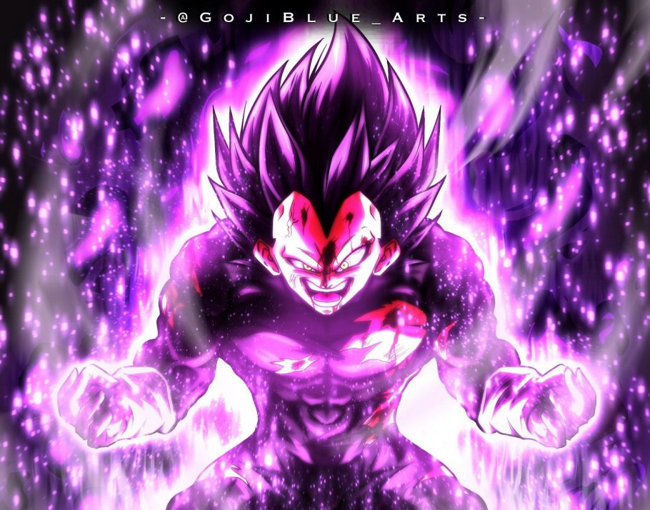 Artista imaginou como seria a versão colorida do Ultra Ego de Vegeta em ...