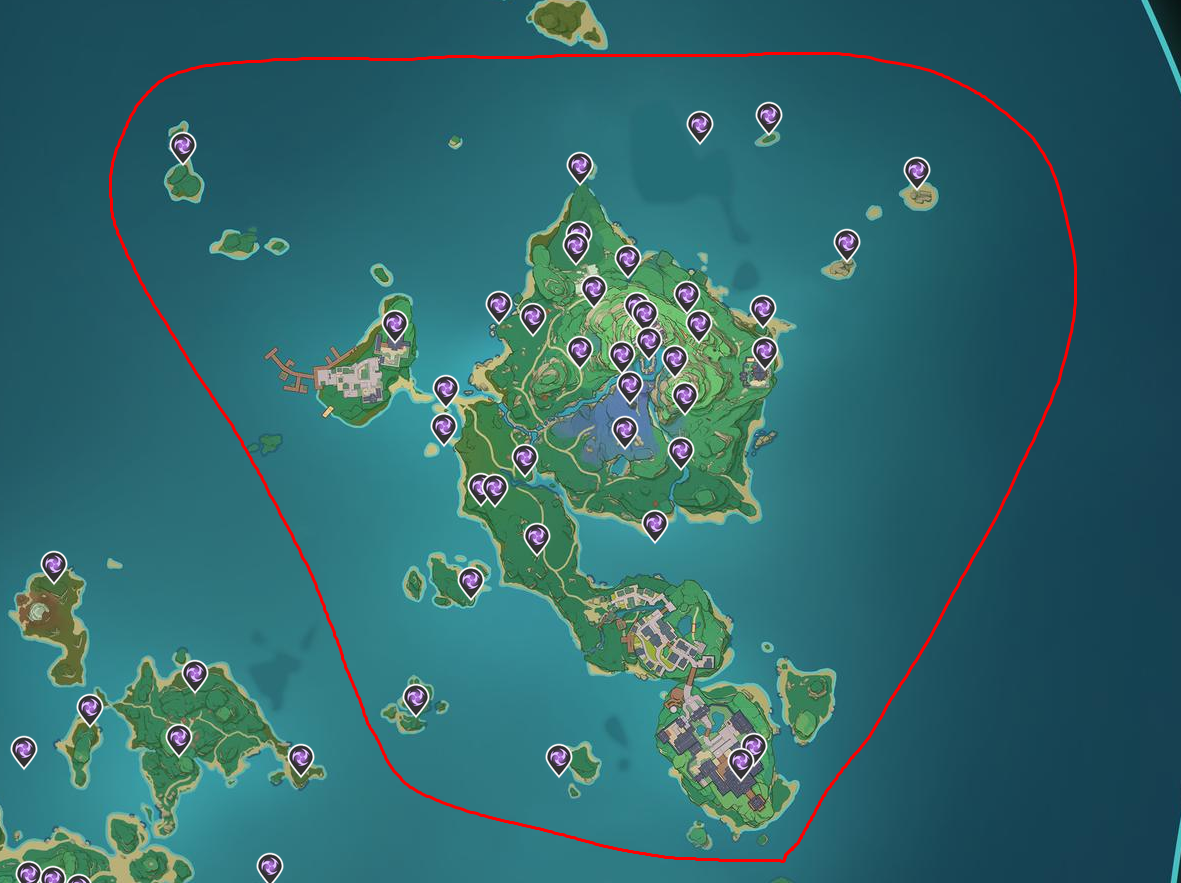 Genshin Impact - Localização de todos os Electroculus em Narukami