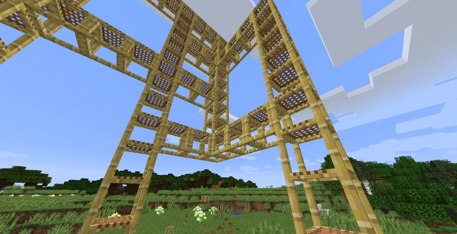 Minecraft - Como fazer um Andaime no jogo - Critical Hits