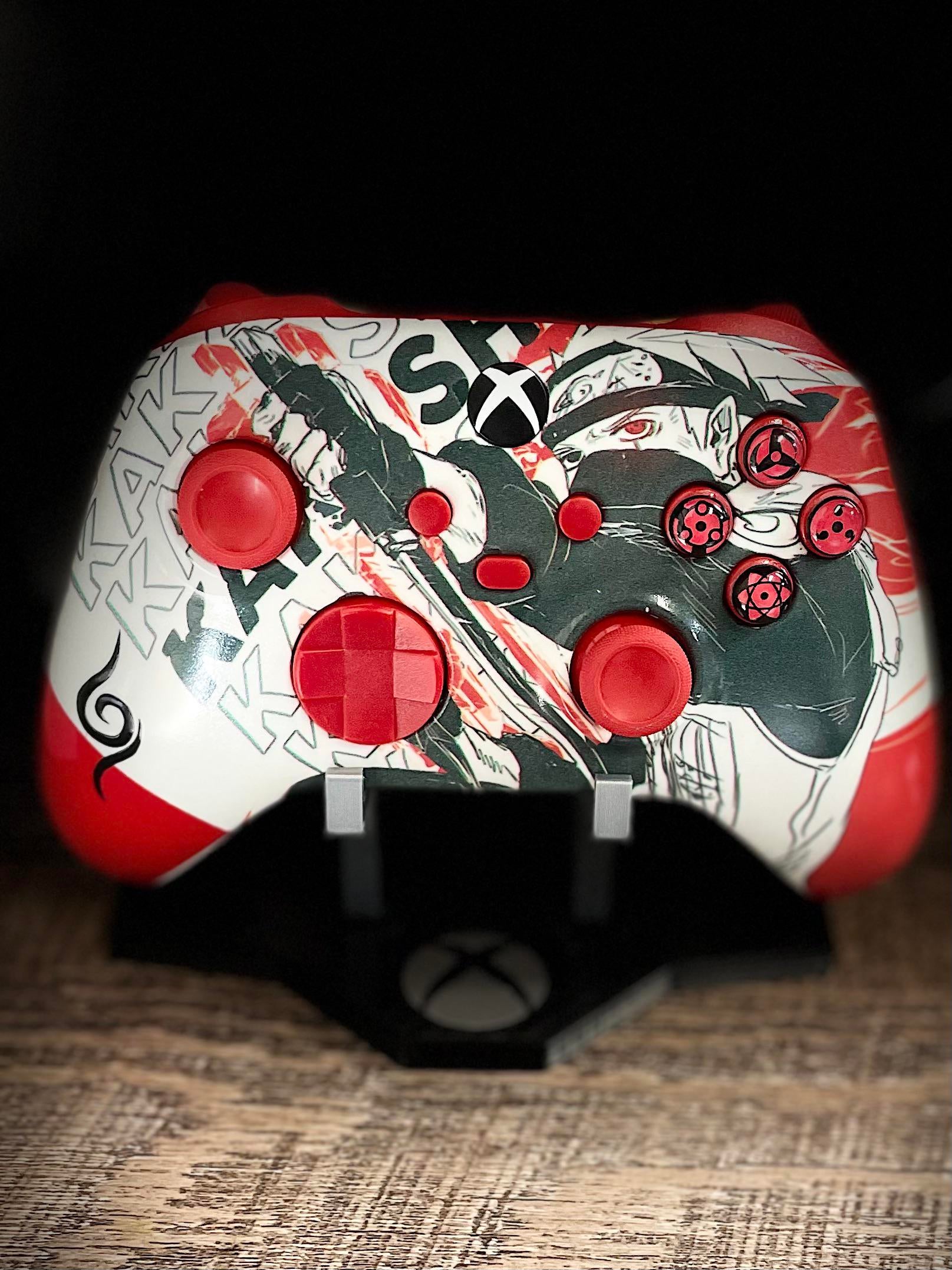 Fã de Naruto fez um controle de Xbox personalizado do Kakashi e o ...