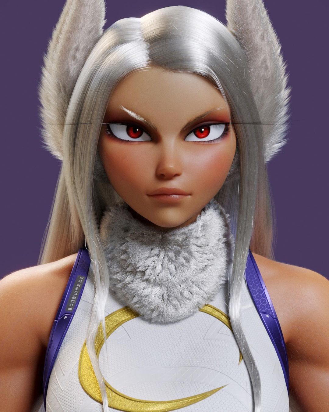 Fã fez uma arte 3D incrível da Mirko de My Hero Academia - Critical Hits