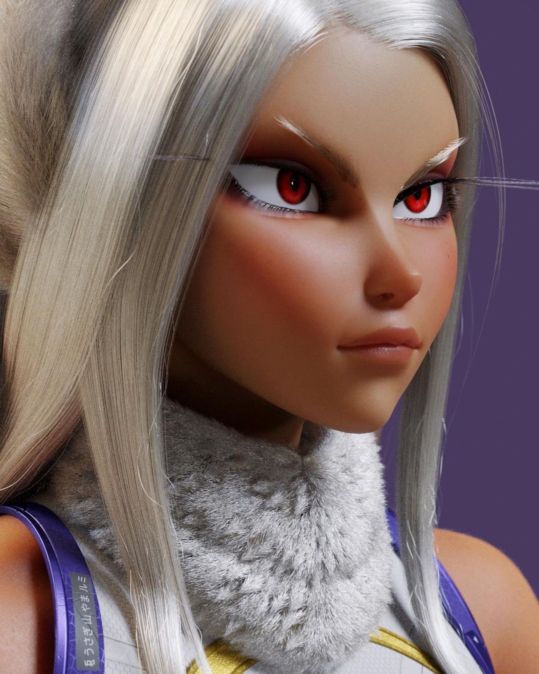 Fã fez uma arte 3D incrível da Mirko de My Hero Academia - Critical Hits