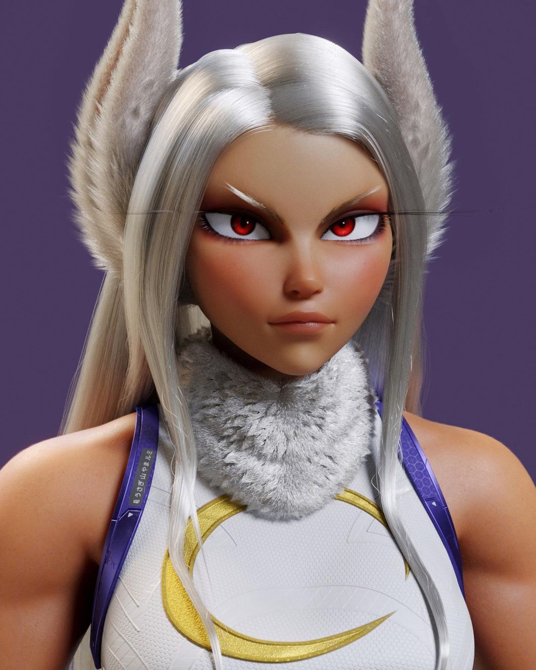 Fã fez uma arte 3D incrível da Mirko de My Hero Academia - Critical Hits