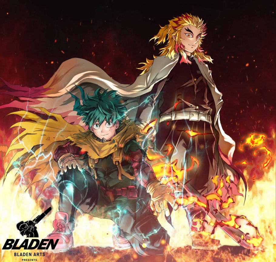 Artista Fez Um épico Crossover Entre My Hero Academia E Demon Slayer