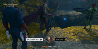 Marvel's Guardians of the Galaxy – Você deve encorajar Drax a ...