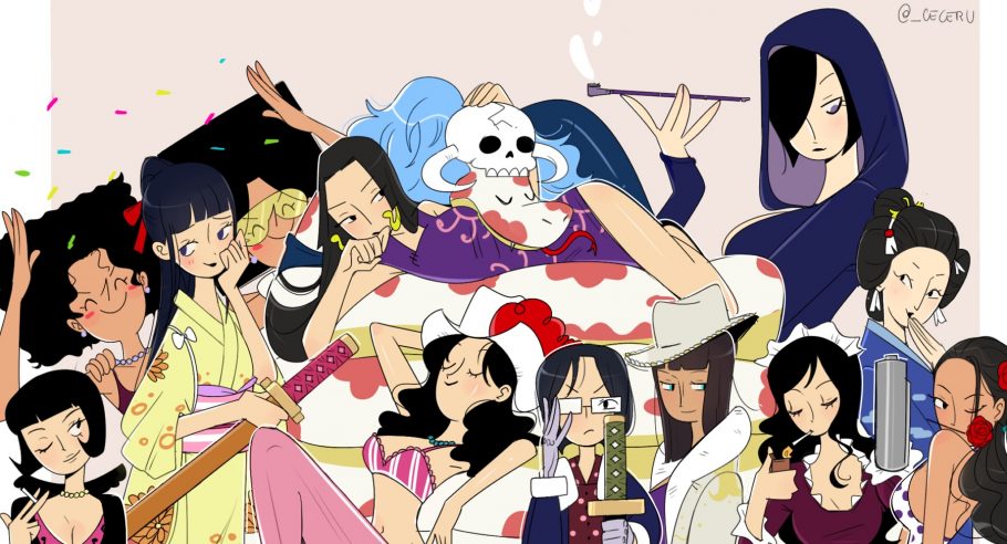 Artista fez adoráveis ilustrações das personagens de One Piece ...
