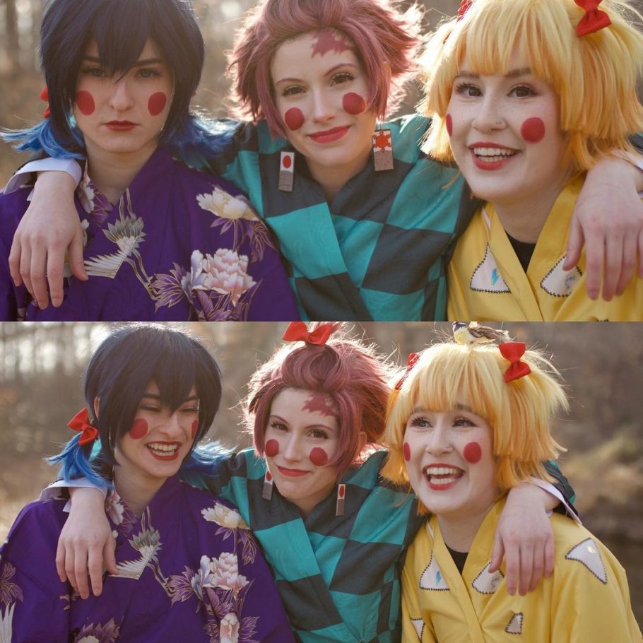 Fãs de Demon Slayer recriaram da melhor forma possível os visuais de ...