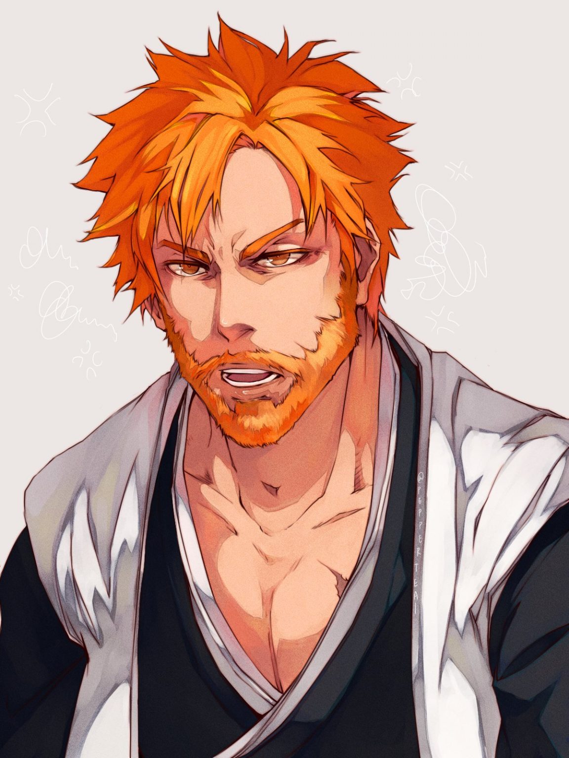 Fã de Bleach imaginou como seria o visual de Ichigo mais velho ...