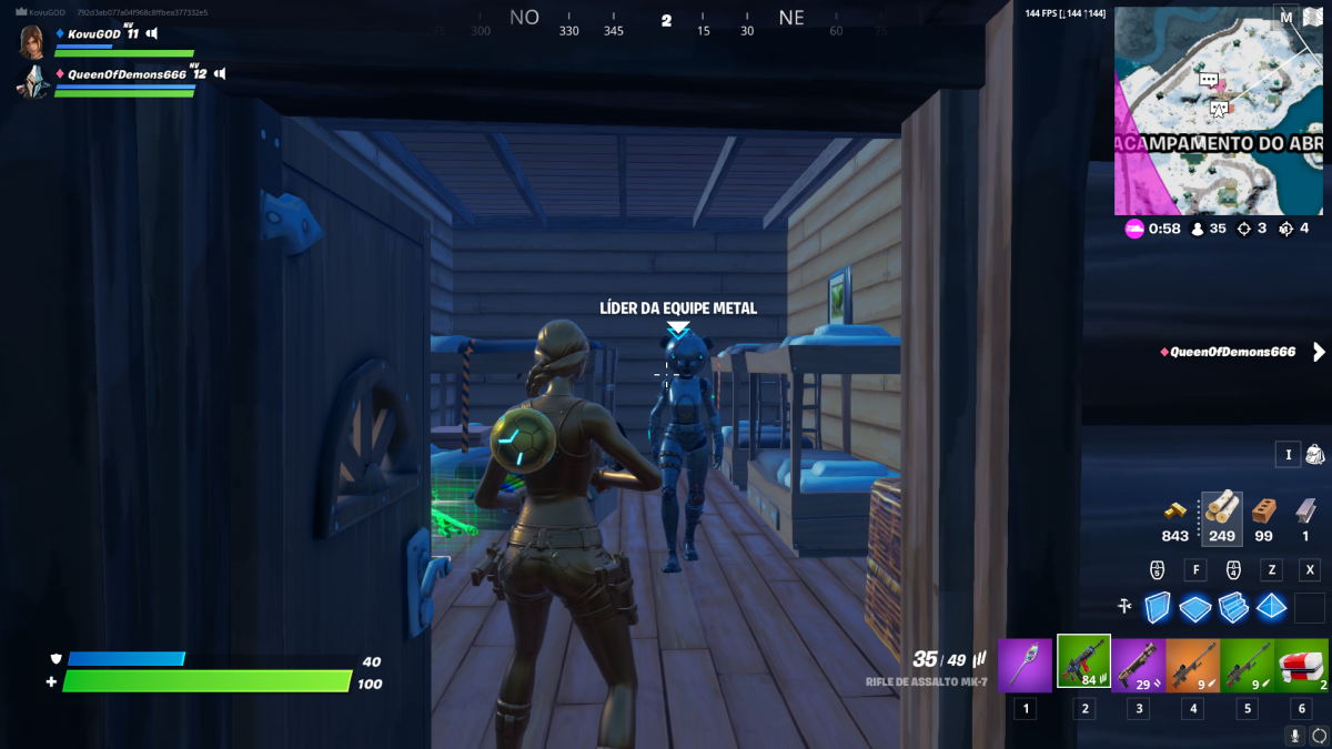 Fortnite - Como encontrar a NPC 11 "Líder da Equipe Metal" - Critical Hits