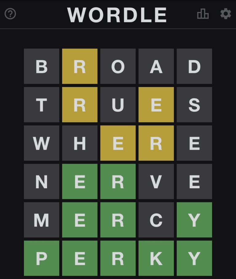 Wordle - Resposta da palavra do dia - Critical Hits