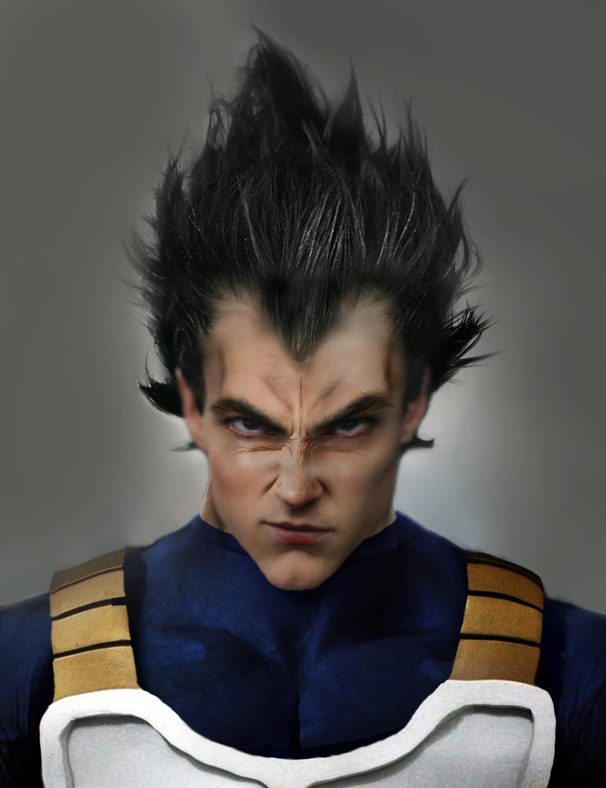 Dragon Ball - Artista imaginou como seria o Vegeta na vida real