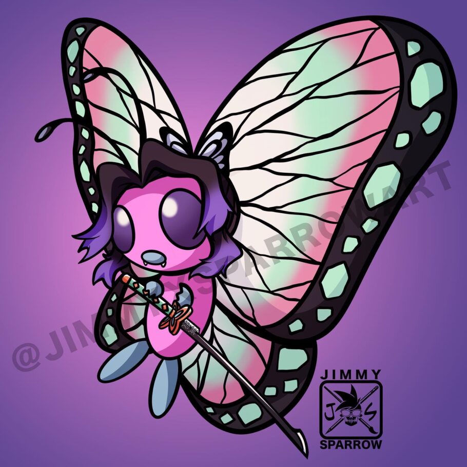 Artista fez um criativo crossover entre Demon Slayer e Pokémon ...