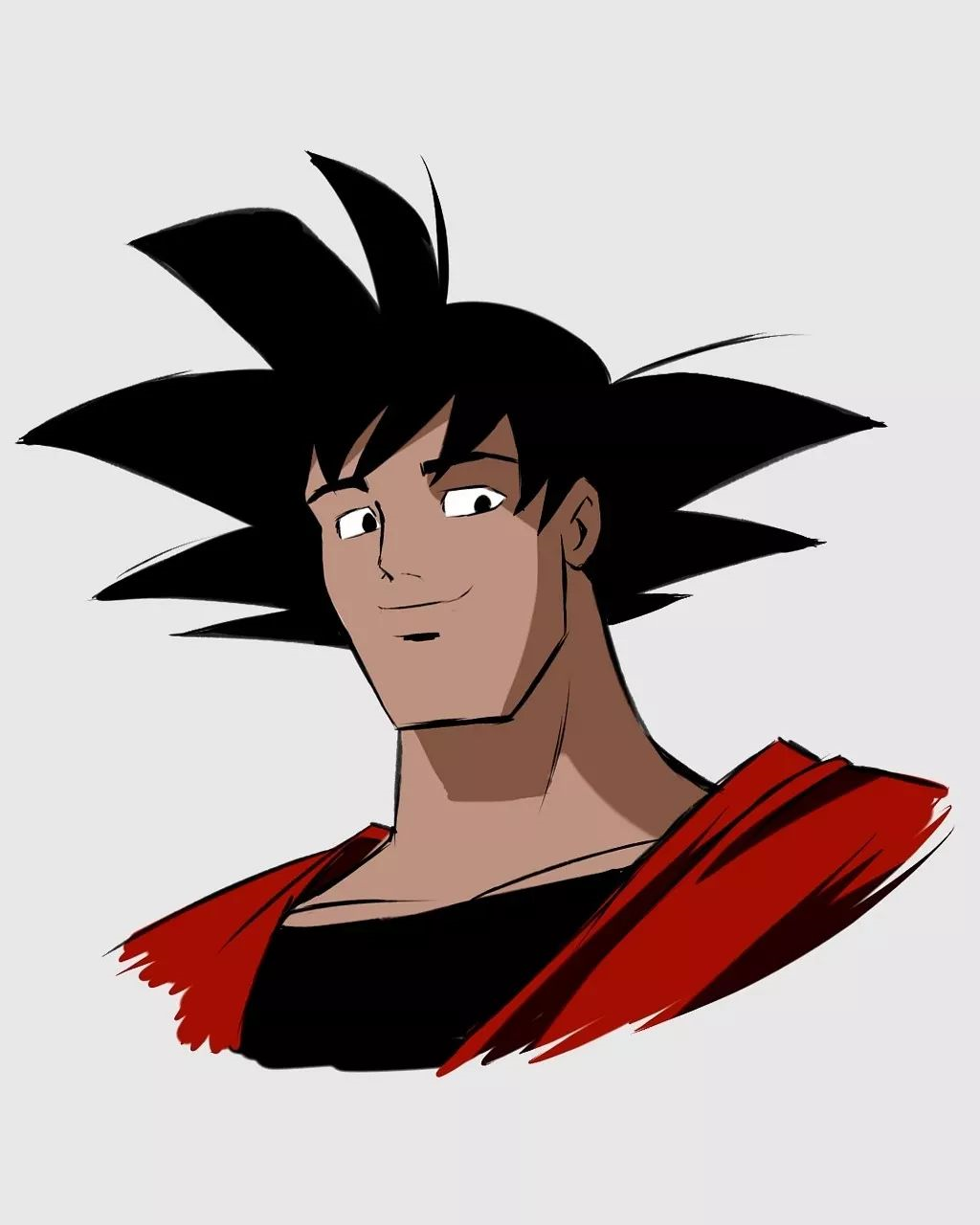 Artista imagina visual de Goku com traço de Sailor Moon e Slam Dunk e o ...