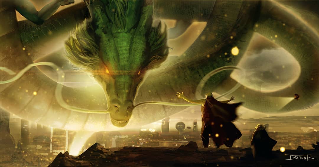 Artista imaginou como seria o Shenlong de Dragon Ball na vida real