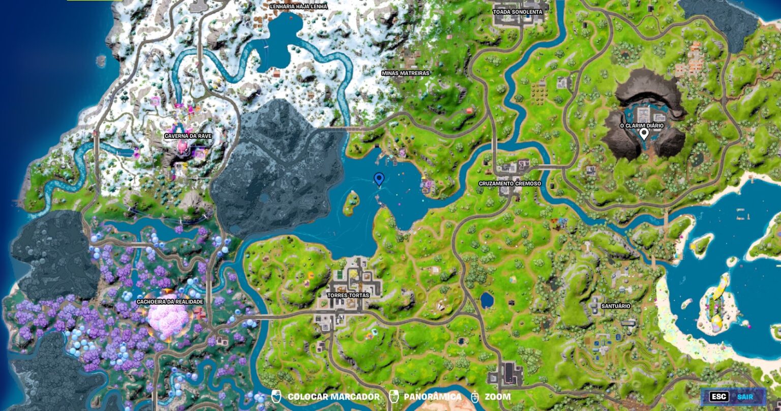 Fortnite - Como visitar o Ponto Zero em uma lancha - Critical Hits
