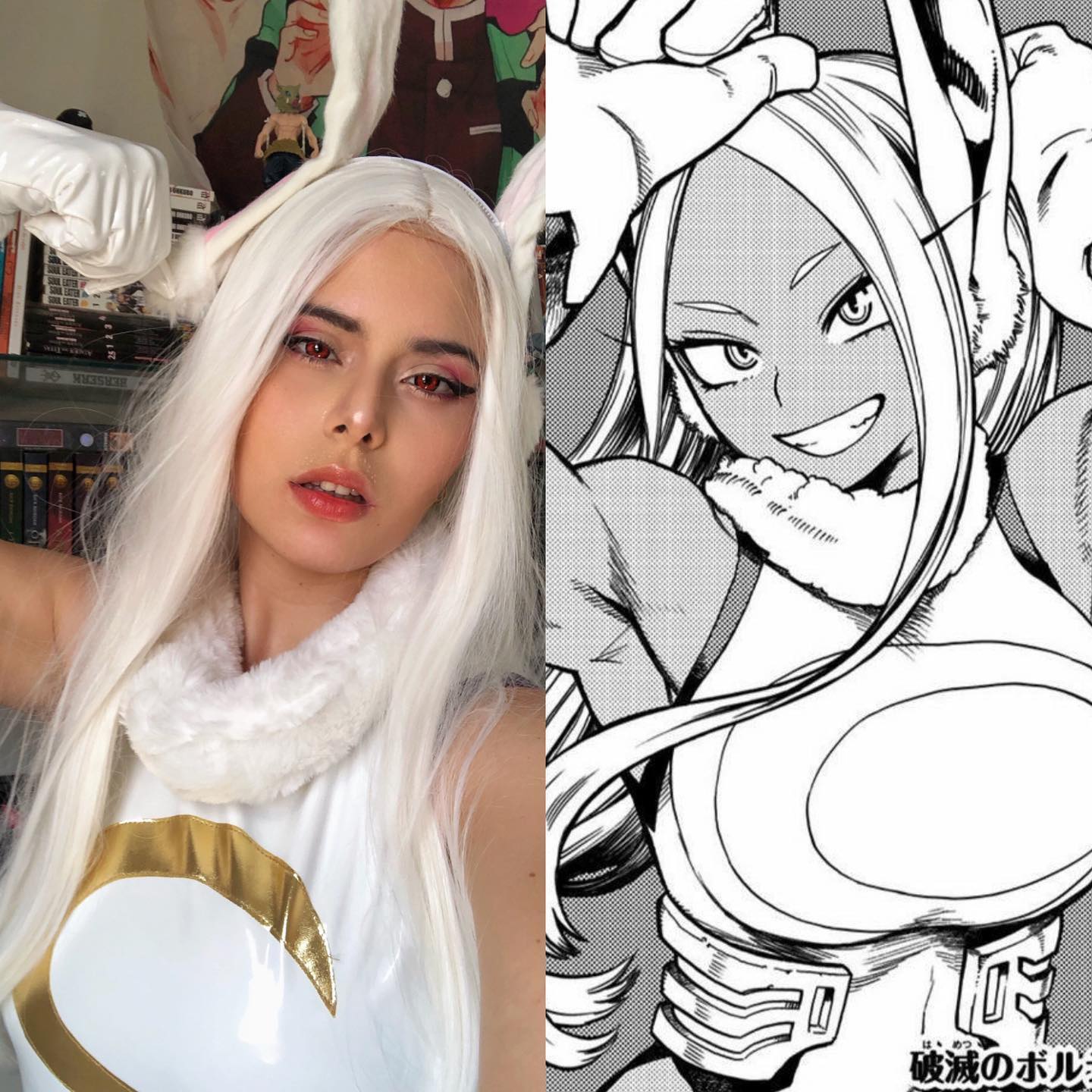 Brasileira fez um lindo cosplay da Mirko de My Hero Academia